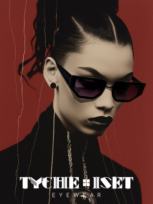 Modern D-Frame, Square Frame Acetate Sunglasses. Black Sunglasses ...