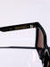Double Down in Obsidian: Black Acetate Sunglasses with Olive Green Len